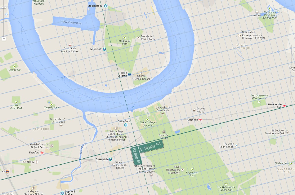 The Manhattan Grid Expanded to Every Point on Earth – The Landscape