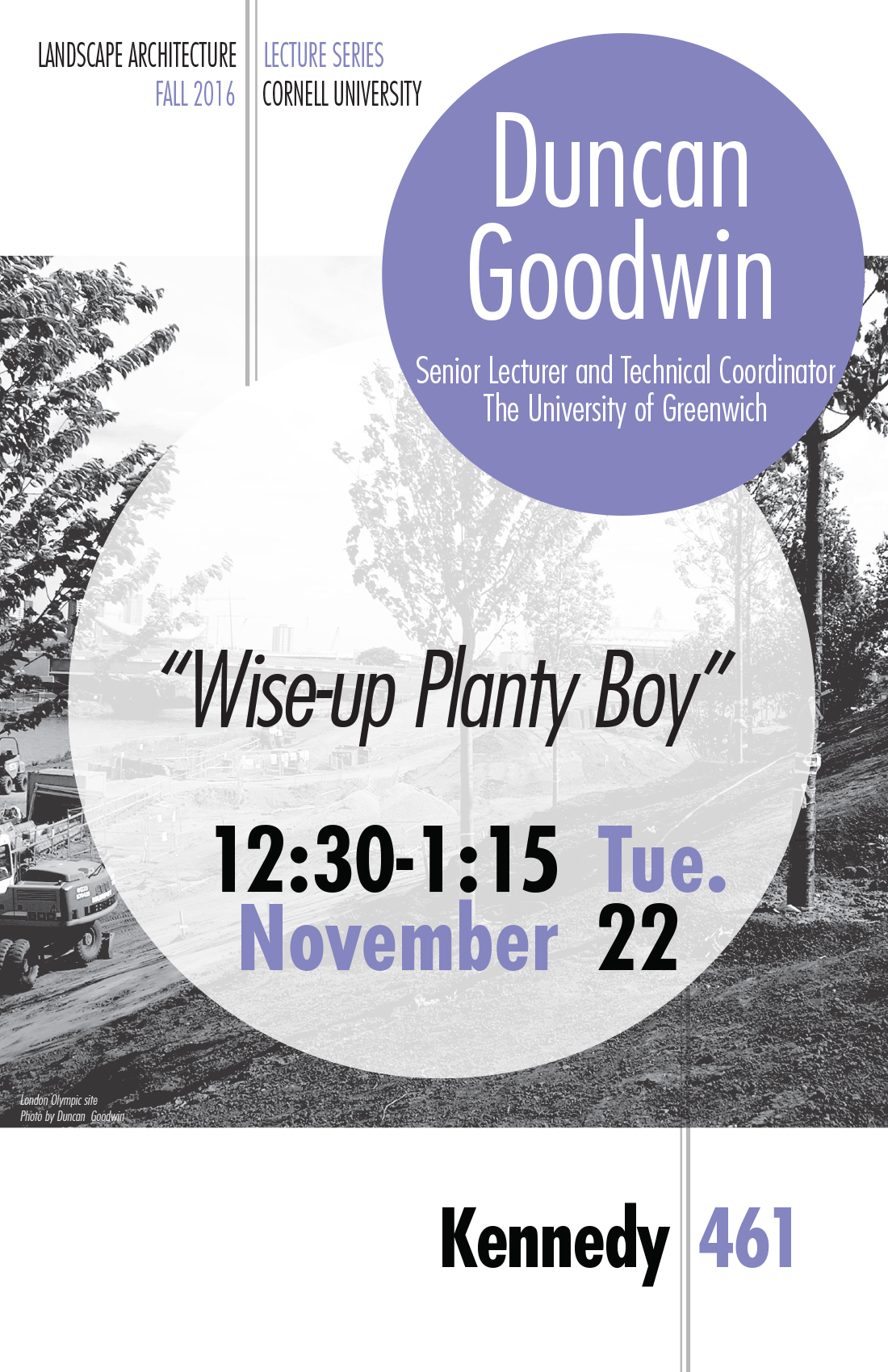 Wise-up Planty Boy: Duncan Goodwin speaks at Cornell University – The ...