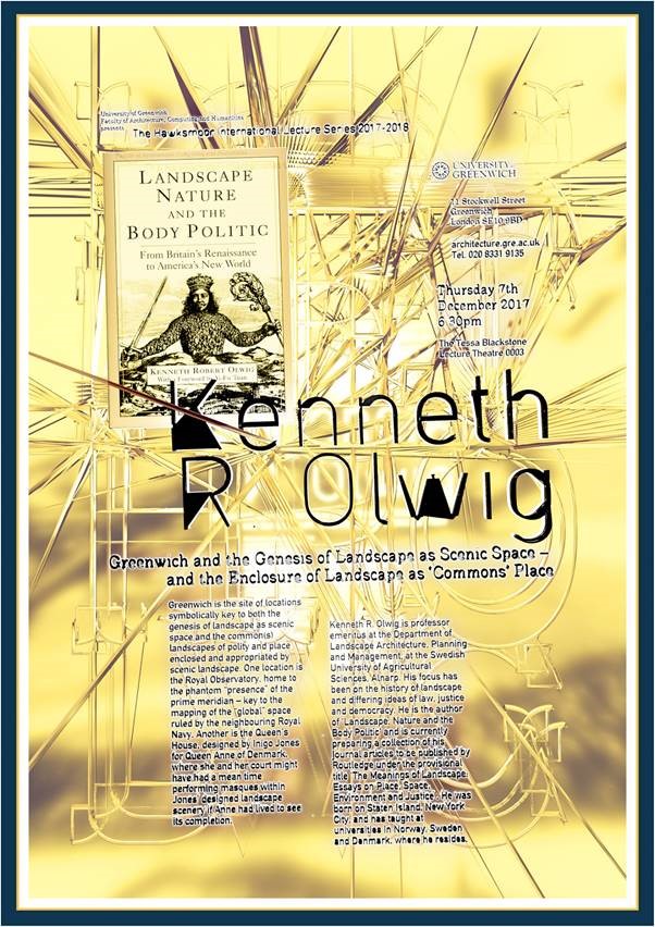Kenneth Olwig lecture: Greenwich and the Genesis of Landscape as Scenic ...