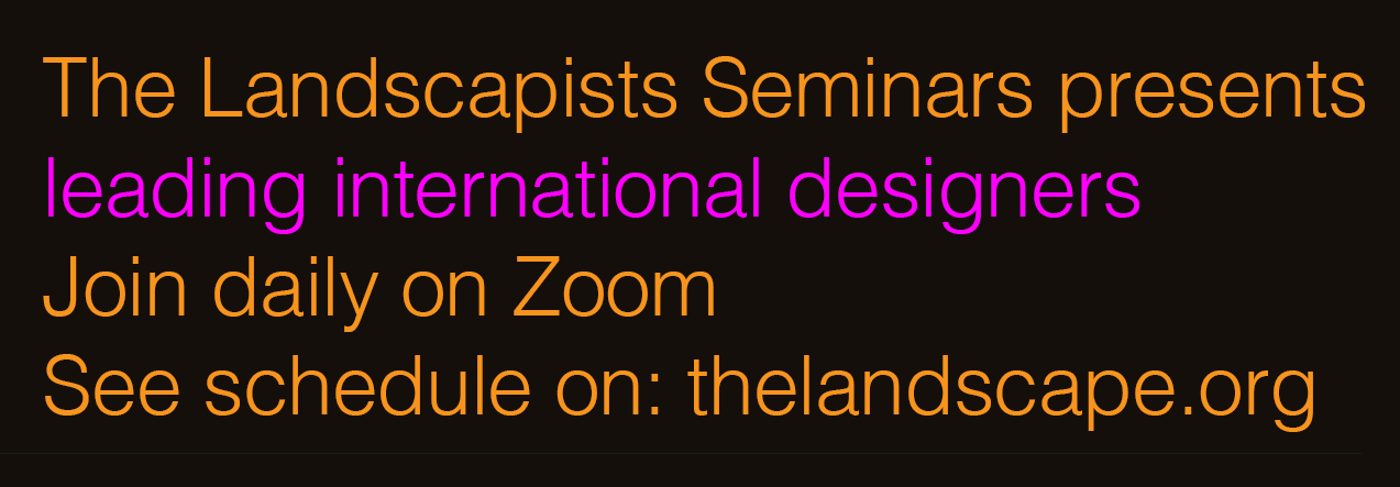 The Landscapists Seminars – The Landscape